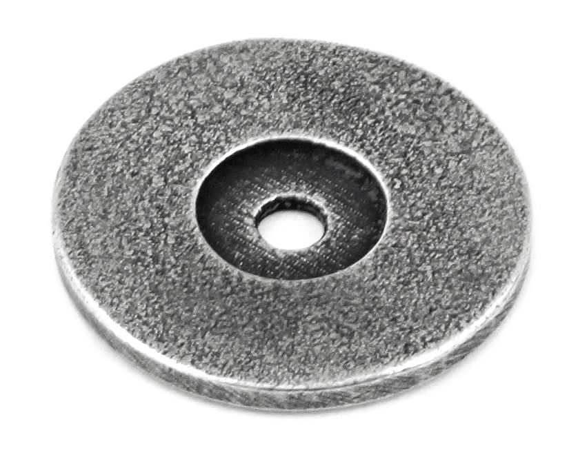 Finesse Round Pewter Backing Plate | The Handmade Handle Company