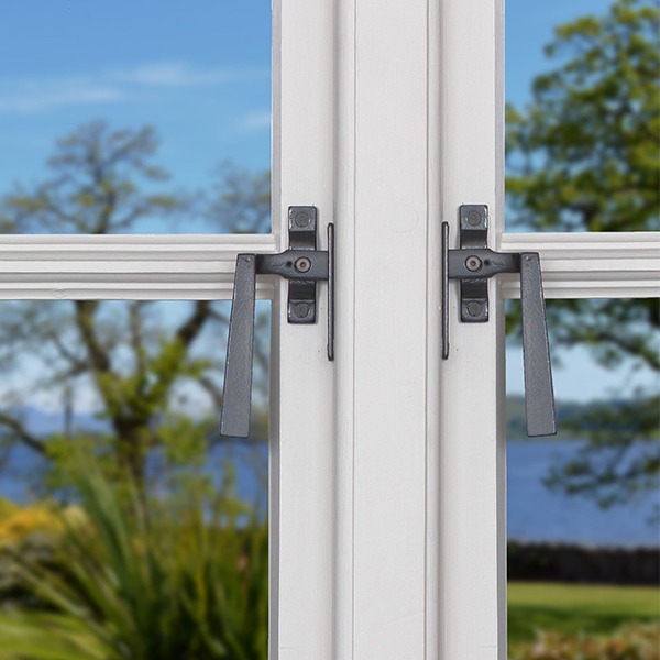 Stonebridge Padstow Casement Fasteners - Flat Black - The Handmade Handle Company