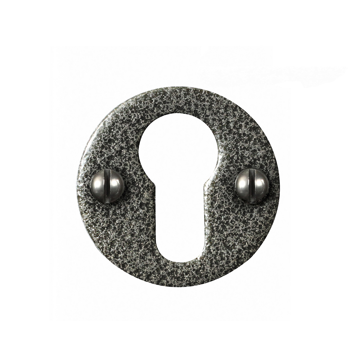 Stonebridge Round Euro Escutcheon - Forged Steel - The Handmade Handle ...